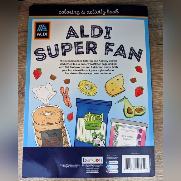Aldi | Office | Aldi Super Fan Adult Coloring And Activity Book | Poshmark